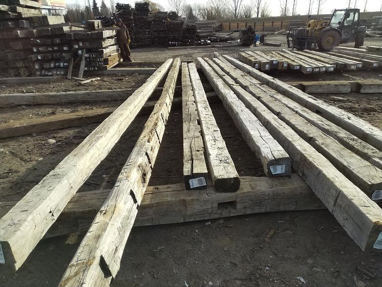 Photo #133490 - Hand Hewn Oak Timber Order