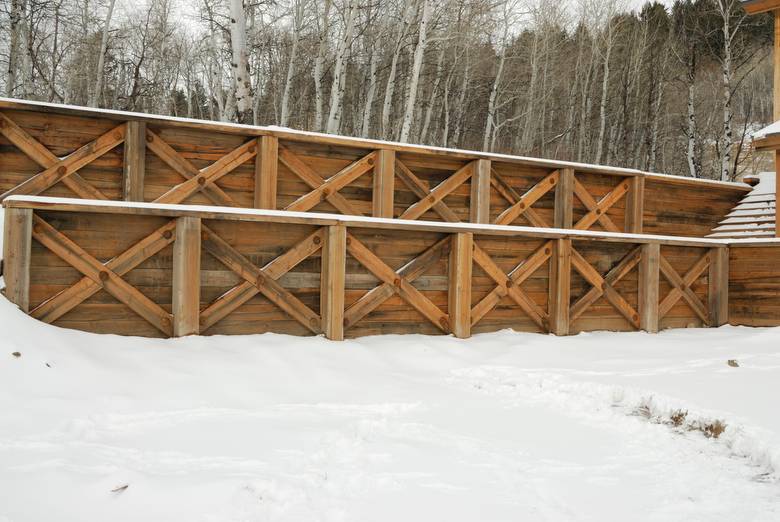 Timber Retaining Wall Bridge Timber Crib Retaining Wall, Kincardine